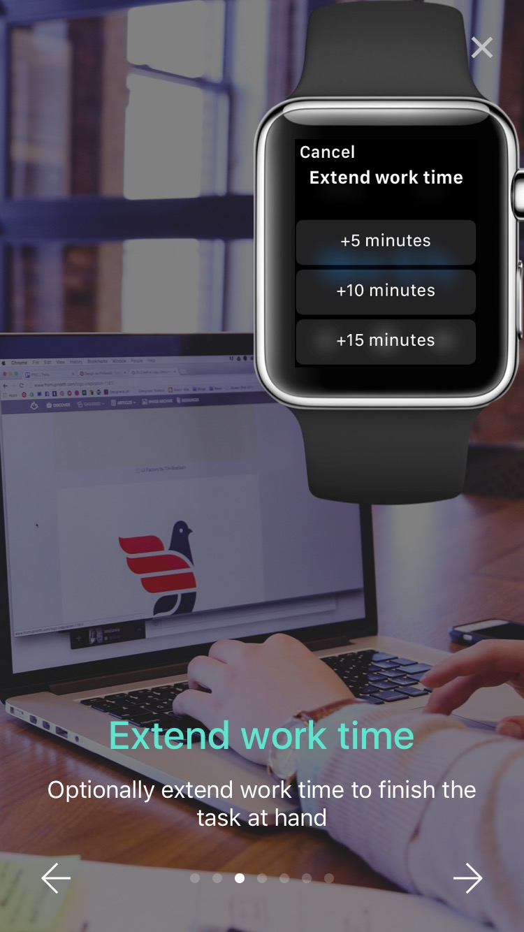 Breaks at work for productivity and good health using Apple Watch ...